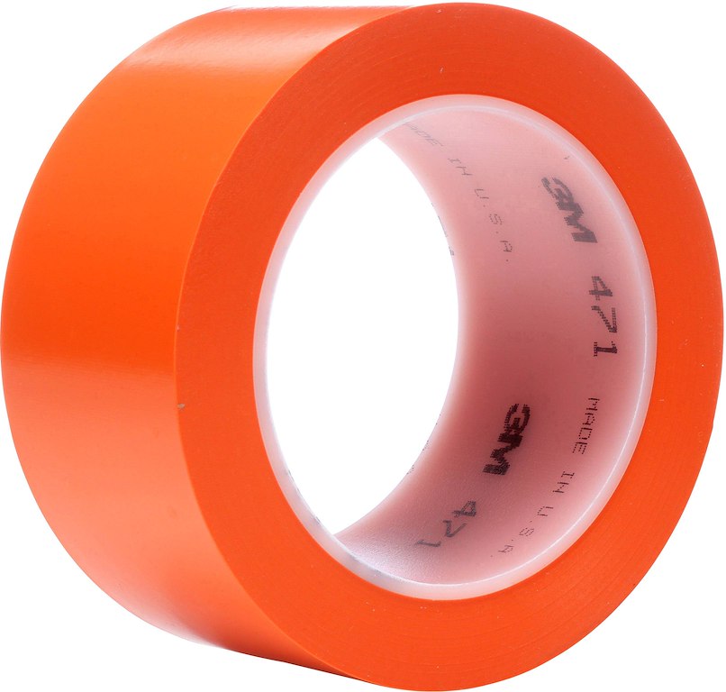3M 471F PVC lepljiva traka 33 m x 50 mm, narandžasta, debljina 0.132 mm, sila kidanja 270 N/10 mm