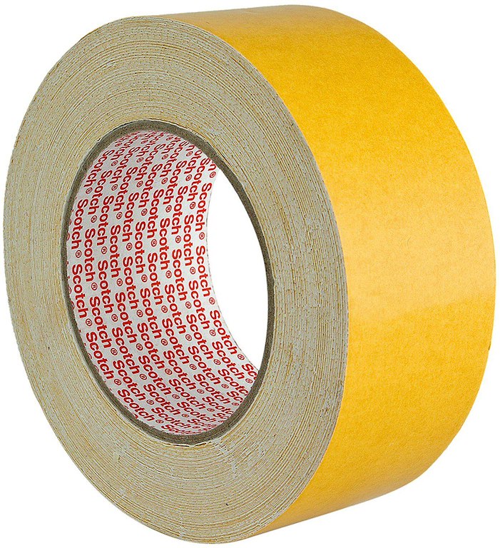 3M 916150 lepljiva traka 25 m x 50 mm, bela, kaučuk, debljina 0.26 mm