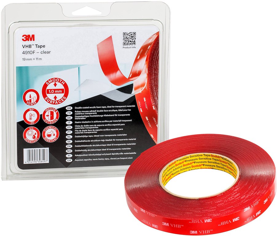 3M 4910F/IPS lepljiva traka 11 m x 19 mm