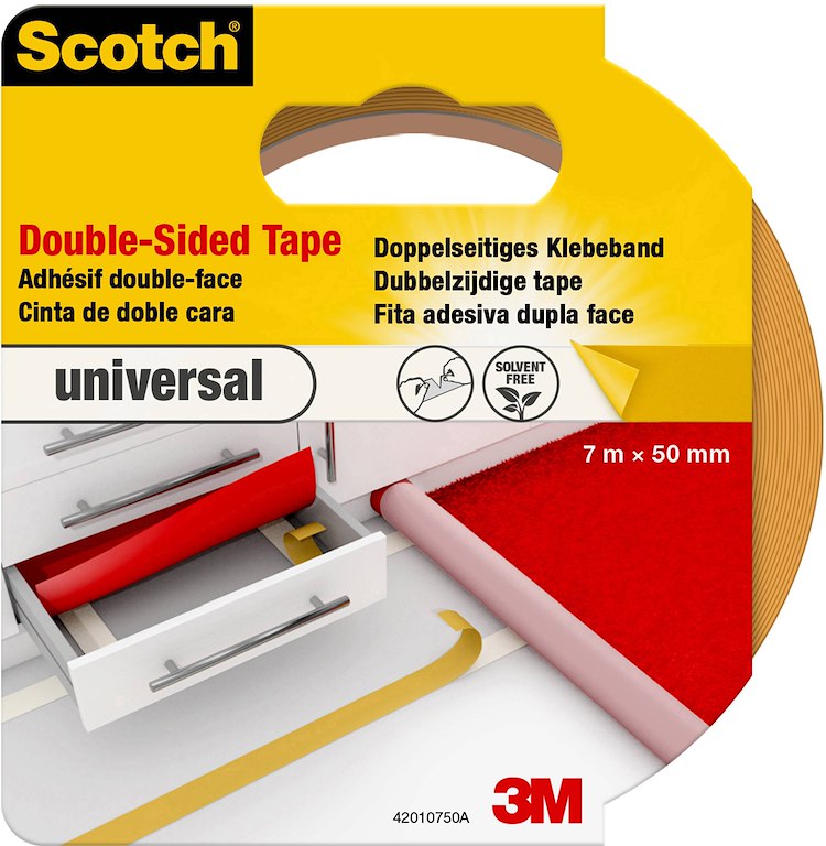 Scotch 2144867 lepljiva traka 7 m x 50 mm, svetlo braon, papir