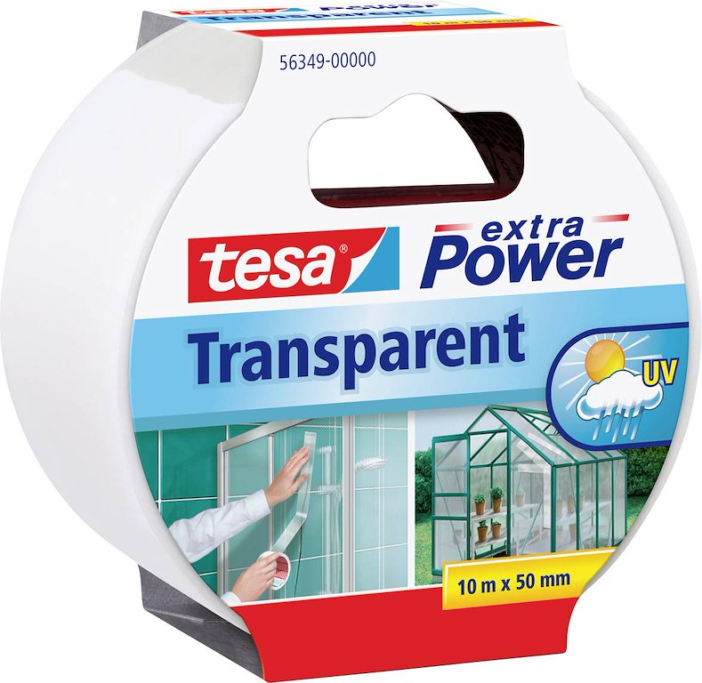 Tesa extra Power 56349-00000-04 traka za popravke 10 m x 50 mm, providna