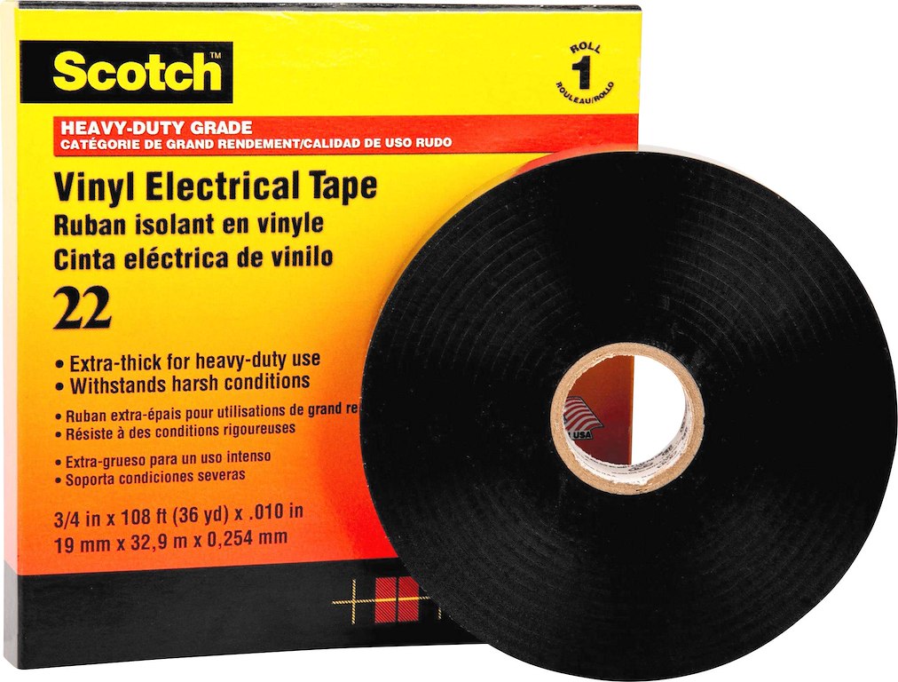 Scotch SCOTCH22-50X33 izolir traka 33 m x 50 mm, crna, gumi smola, debljina 0.25 mm