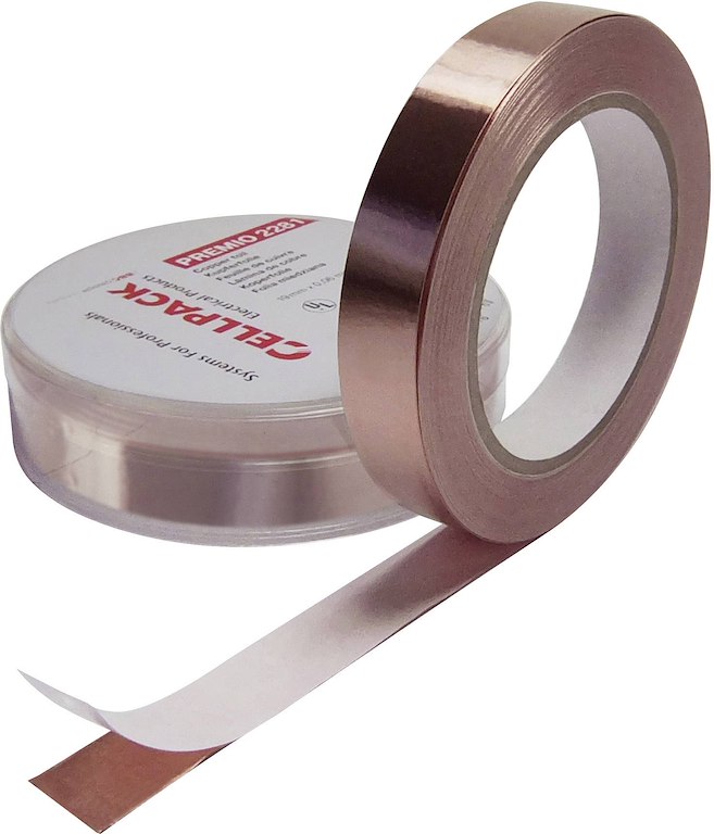 CellPack Premio 2281 223577 bakarna lepljiva traka 33 m x 12 mm, bakarna