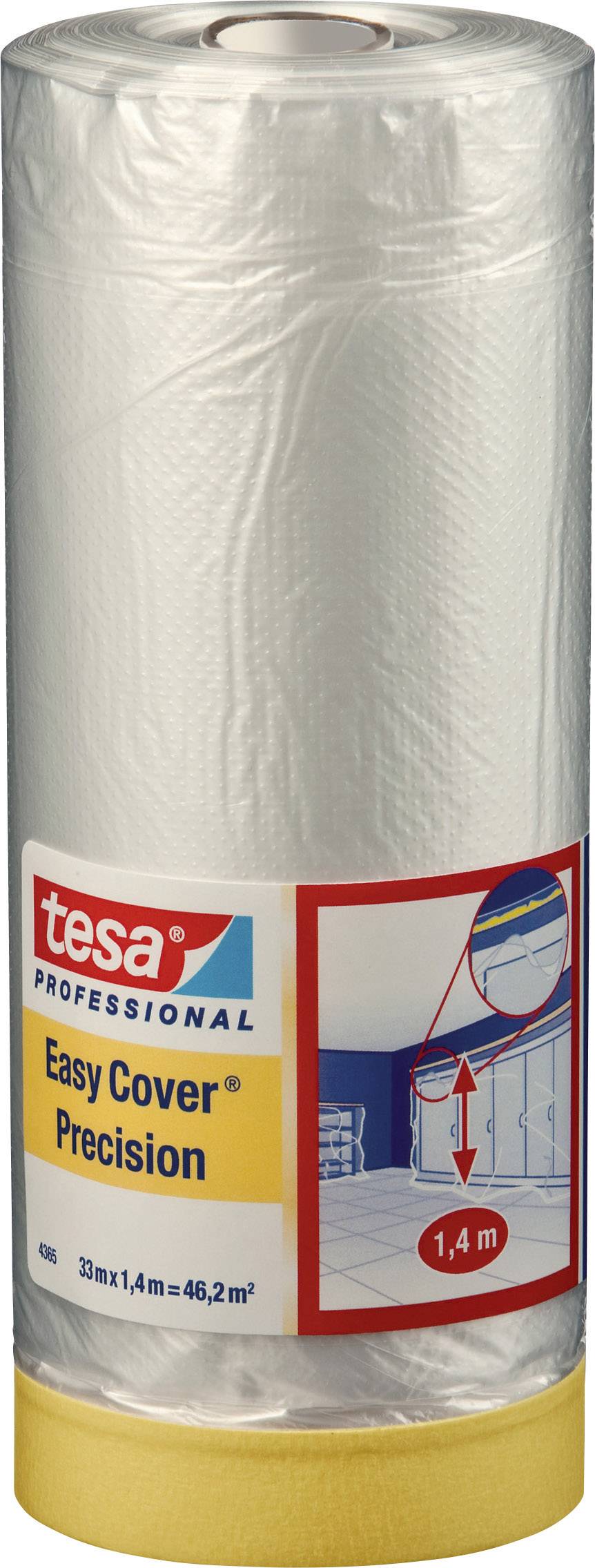 Tesa 04365-00002-01 prekrivna (zaštitna) folija 14 m x 2.1 m, transparentna, Washi papir, akrilat