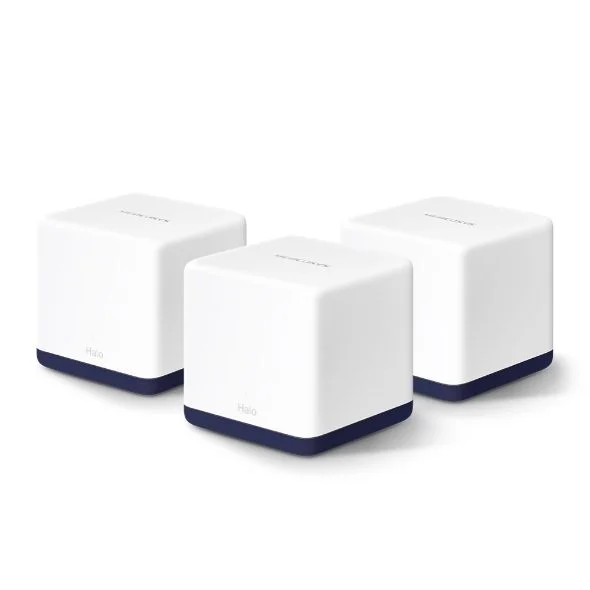 Mercusys Halo H30G Mesh WiFi sistem AC1300, 3 jedinice, 2x Gigabit po jedinici, do 400m²