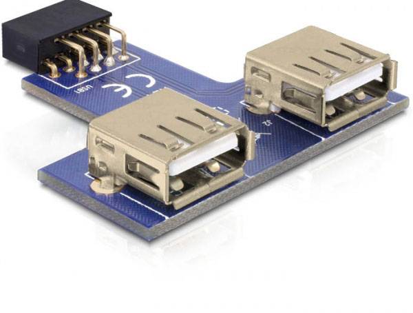 Delock 2.0 USB 2.0 adapter crna