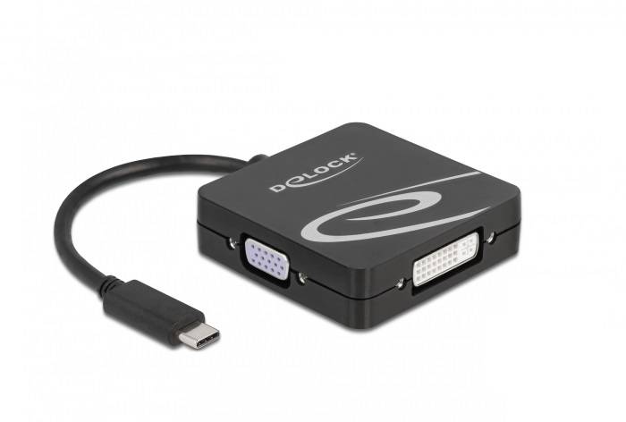 Delock 2.0 USB 2.0 adapter crna