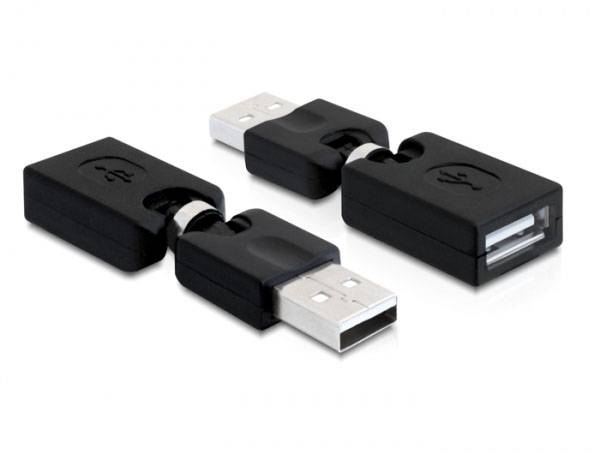 Delock 2.0 USB 2.0 adapter crna