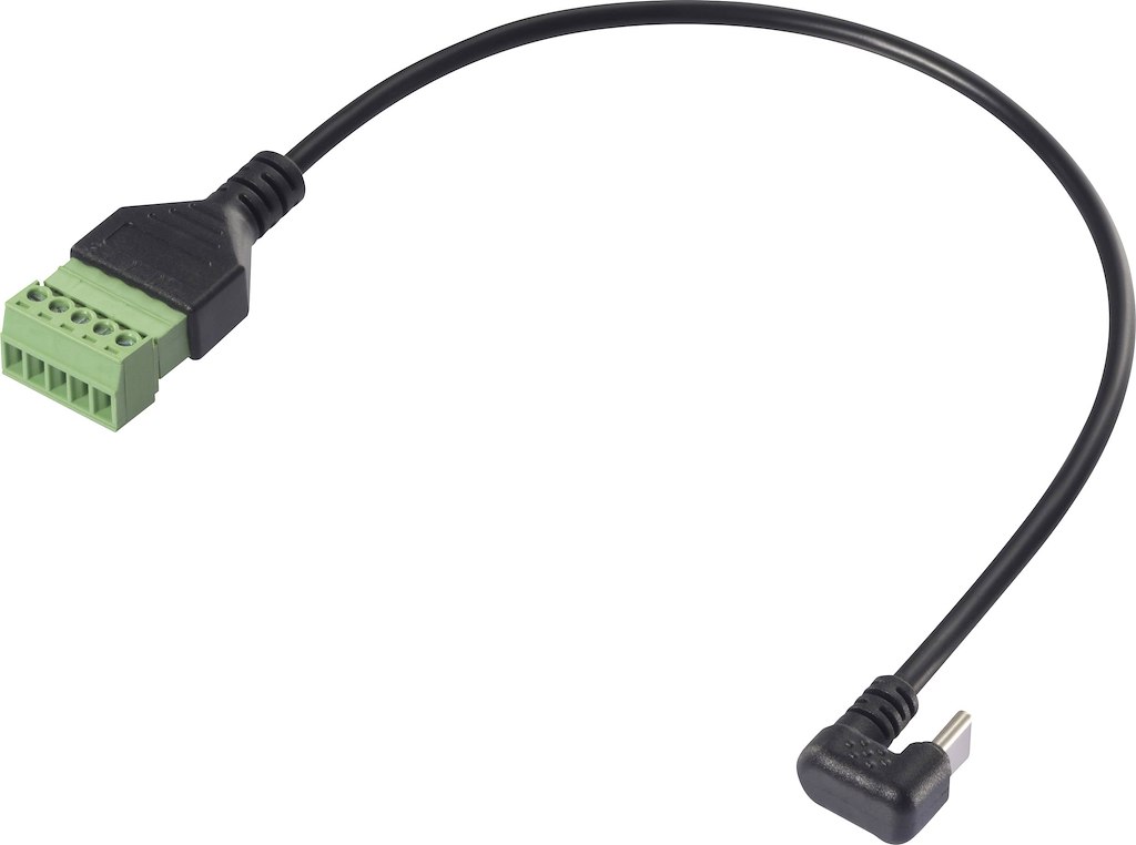 Renkforce 1x USB-C® adapterski kabl 30 cm