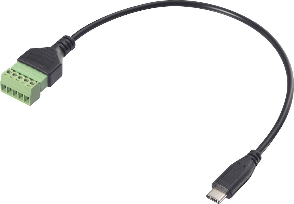 Renkforce 1x USB-C® adapterski kabl 30 cm