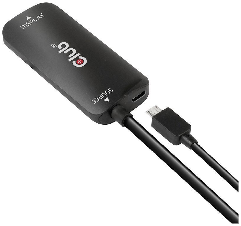 Club3D 1x USB adapter 1 m