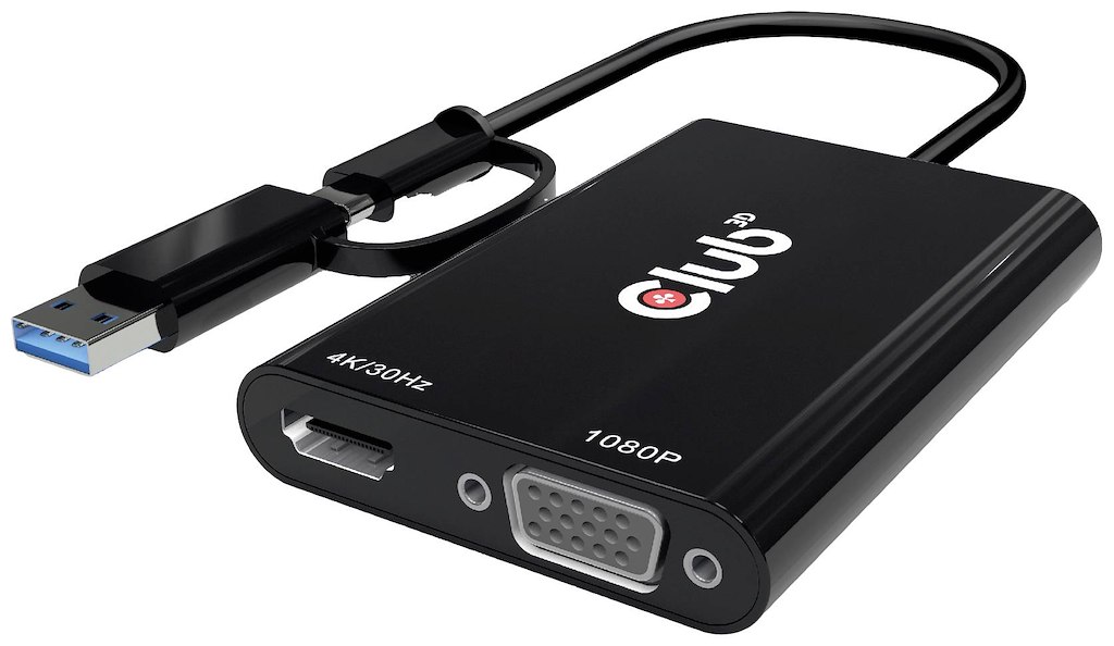 Club3D 3.0 USB 3.0 adapter 5 GBit/s