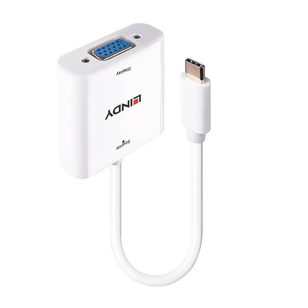 Lindy 1x USB-C® adapter bela