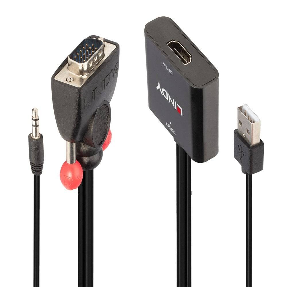 Lindy 1x VGA adapter crna