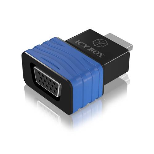 ICY BOX 1x adapter za monitor crna