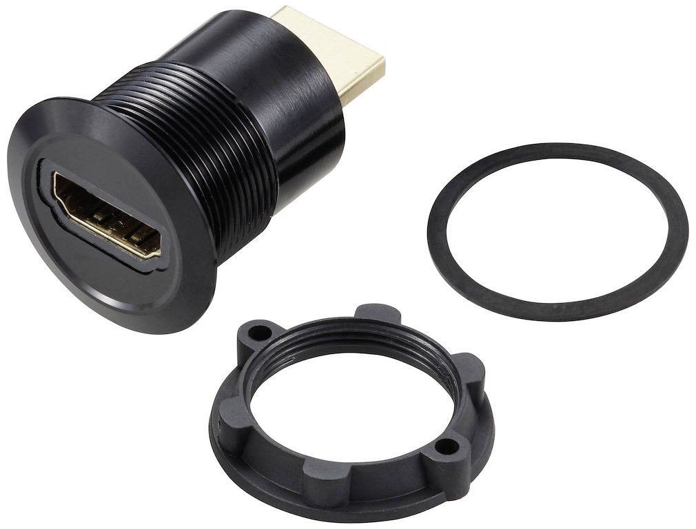 TRU COMPONENTS TC-11980460 HDMI adapter 1-pol.