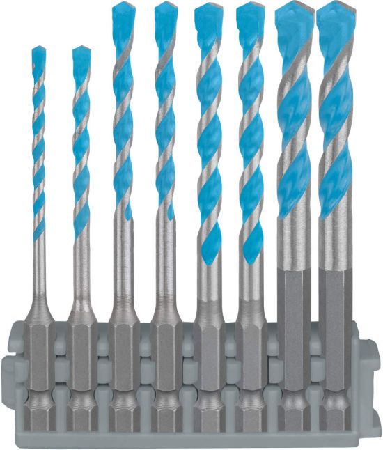 Bosch 8-delni Expert set višenamenskih burgija HEX-9 Multi Construction 3; 4; 5; 5; 6; 6; 8; 8 mm - 2608901455