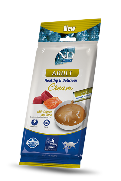 ADULT • HEALTHY & DELICIOUS CREAM WITH TUNA & SALMON