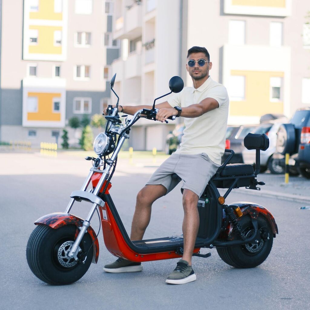 Električni skuter City Coco – Crveni Šifra proizvoda: Moćan i