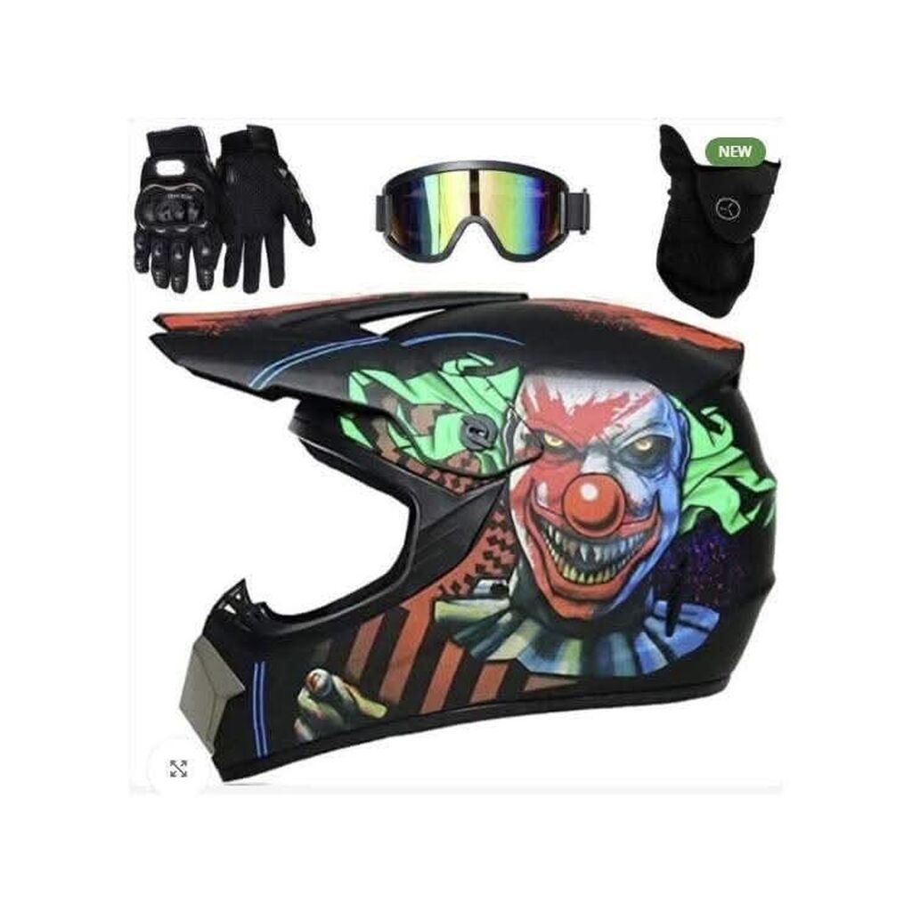 ‼️‼️NOVO - MOTO KACIGE + POKLON sportske rukavice, naočare protiv