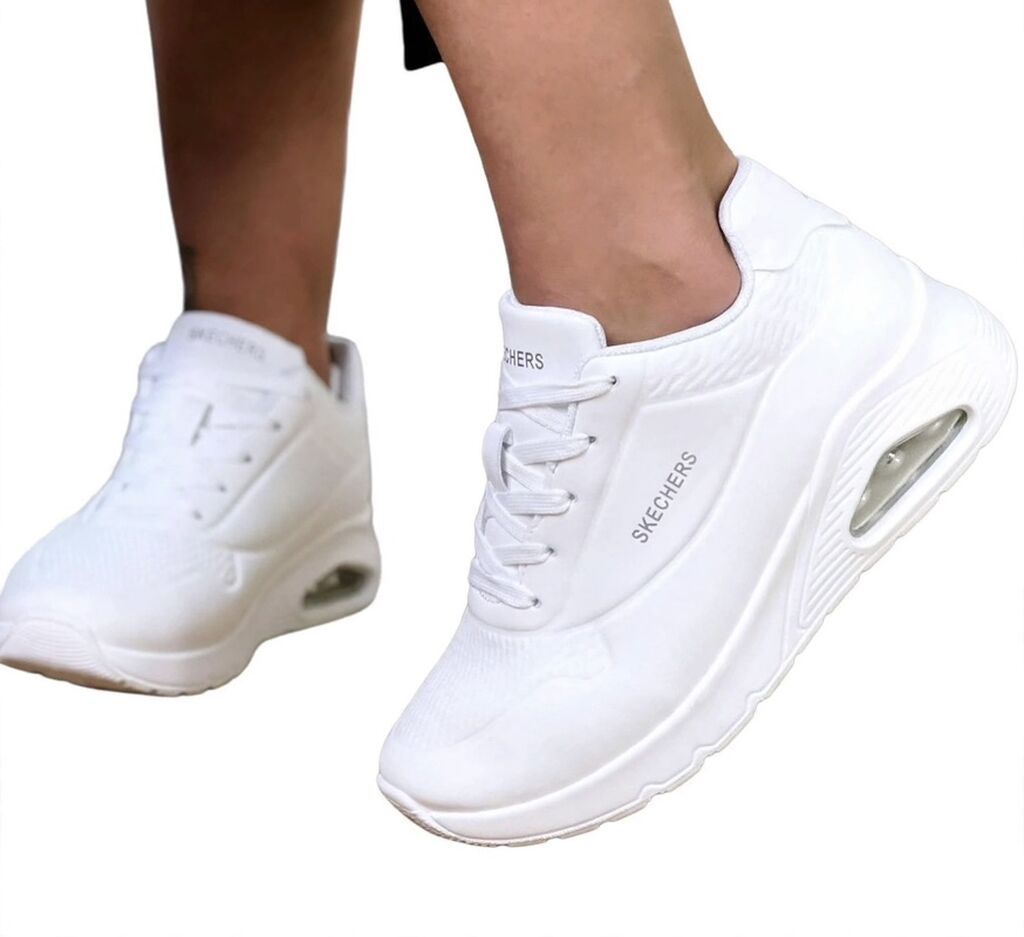 Skechers ženske patike – bele, lagane i udobne - Model: Skechers