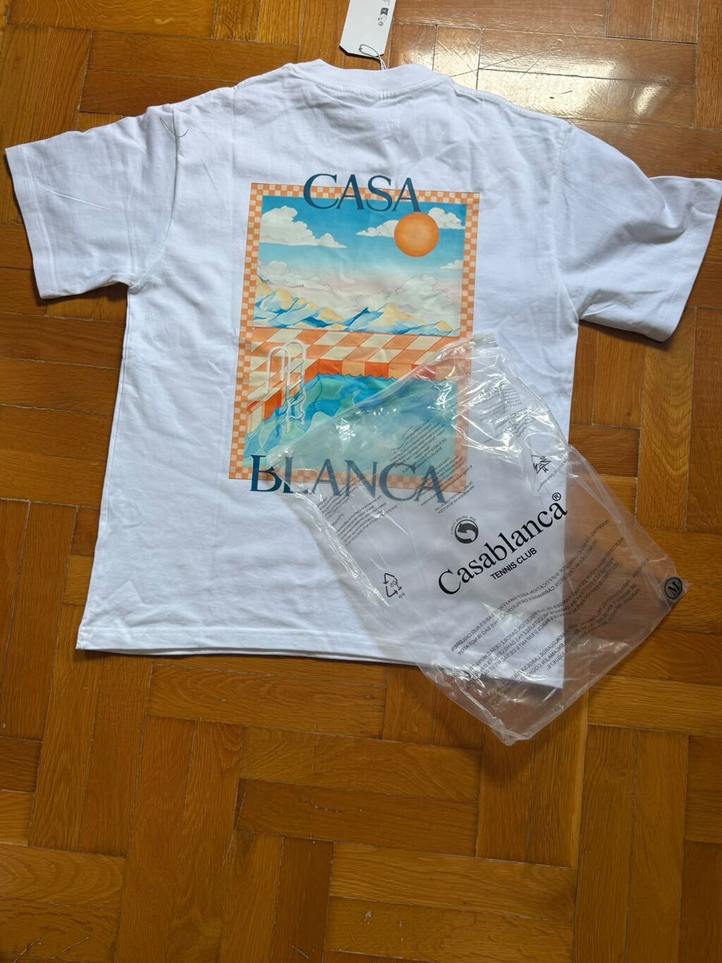 Casablanca “Casa Blanca Paris” majica kratkih rukava - Model: bela