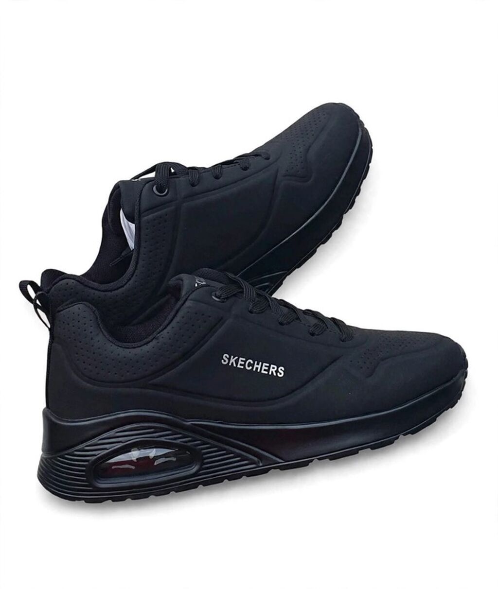 Skechers muške patike – crne - Model sa vazdušnom komorom u đonu za