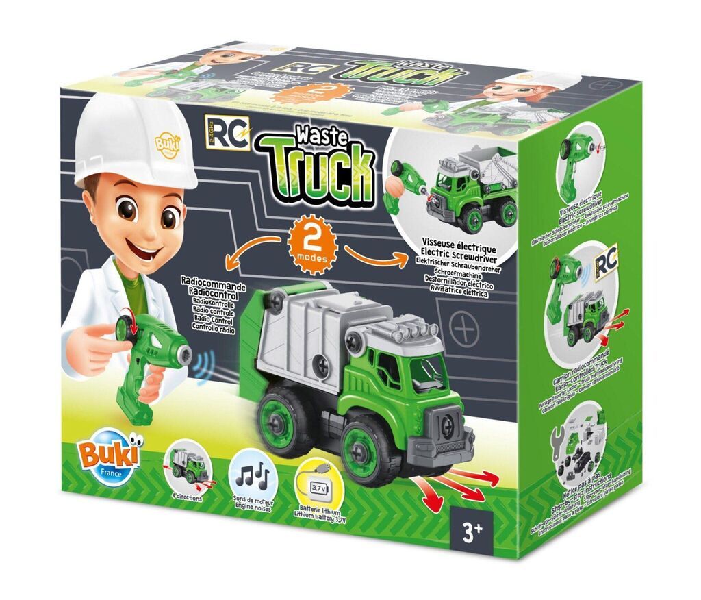 Kamion za smeće 103608 Buki – RC set 2 u 1 (šifra proizvoda