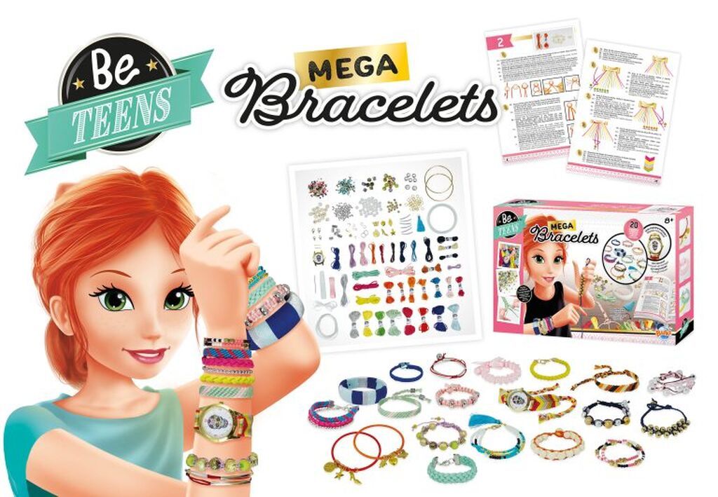 Mega narukvice 101567 Buki – kreativni DIY set za decu 8+ Opis