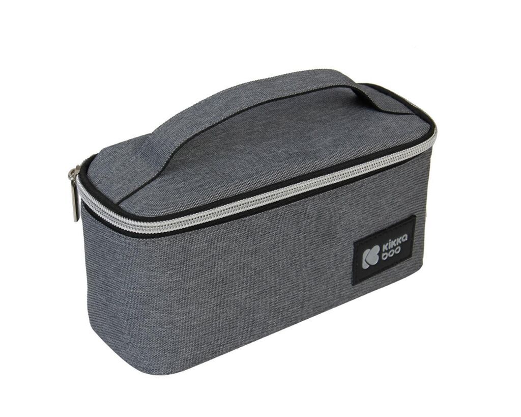 KIKKA BOO KikkaBoo Termo izolovana torba za hranu Foody – dark grey