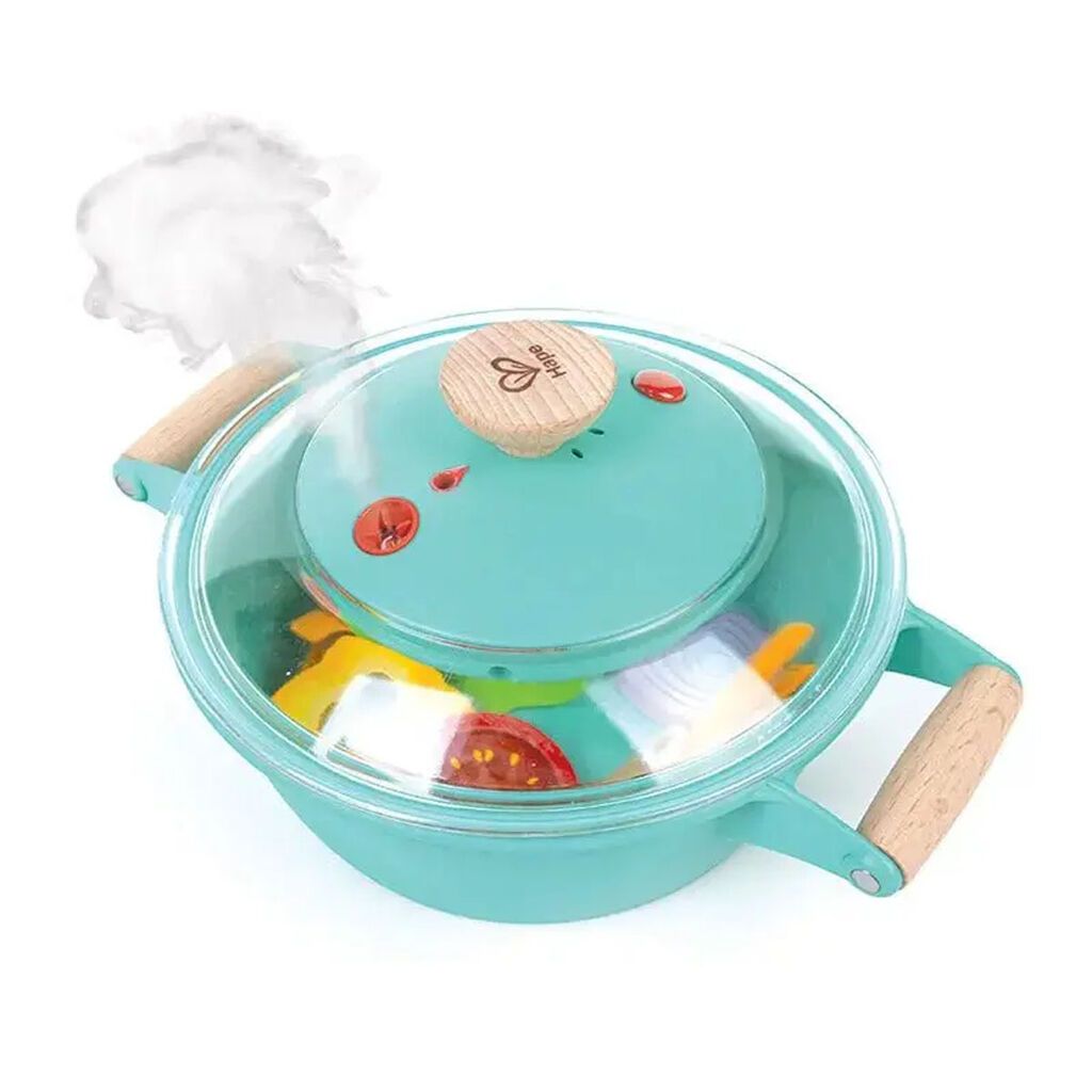 Hape mali šef kuhinje – igračka sa efektom “pare” i zvukovima kuvanja