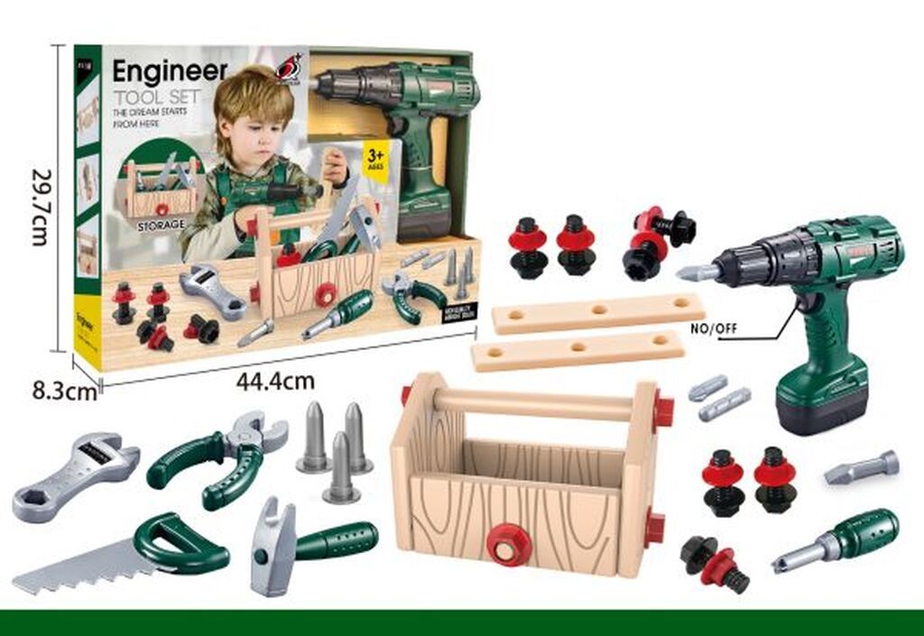 Alat set 84919 – dečiji set alata za kreativnu igru i učenje Šifra