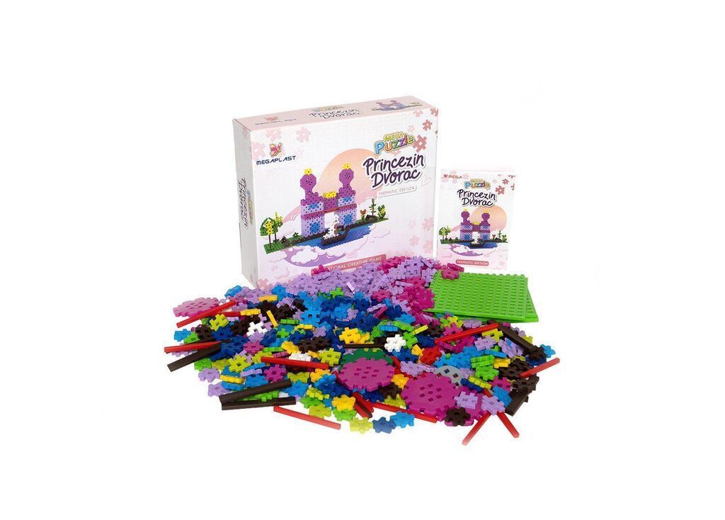 Mega puzzle Princezin dvorac Opis: - Edukativni set slagalica za