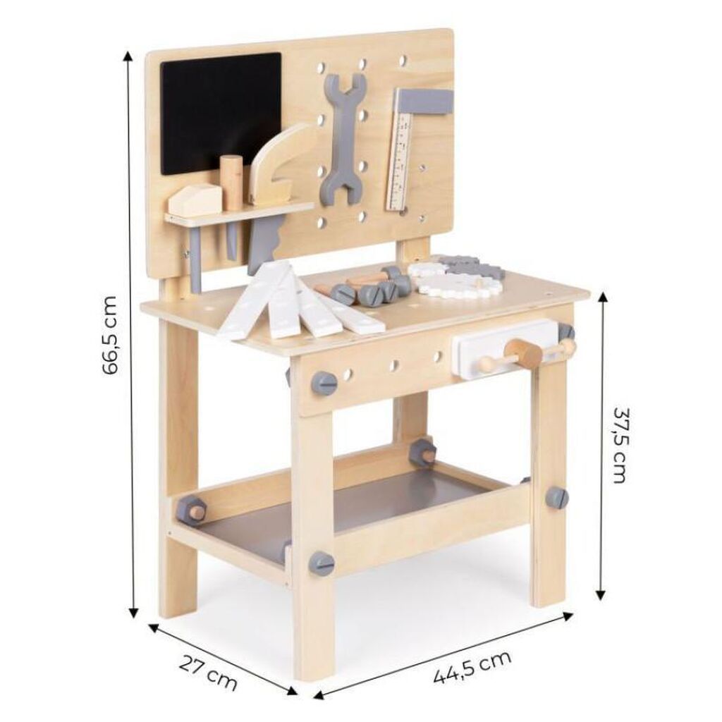 DRVENA RADIONICA ZA DECU – STO ZA ALAT ECO TOYS Šifra proizvoda