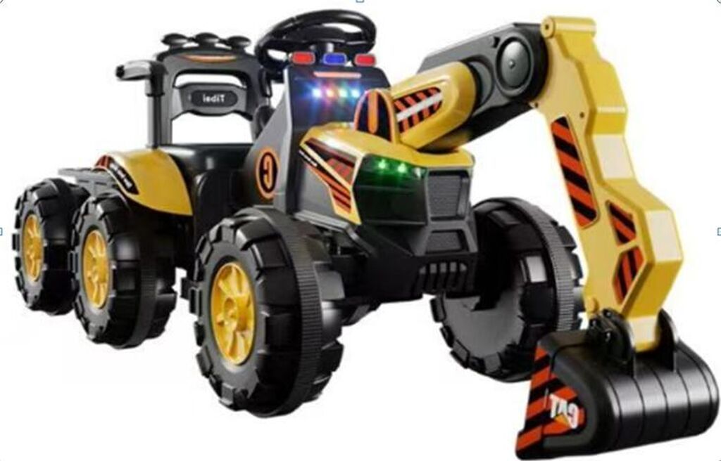 Bager na akumulator – 206372uta-260 Opis: Električni bager za decu
