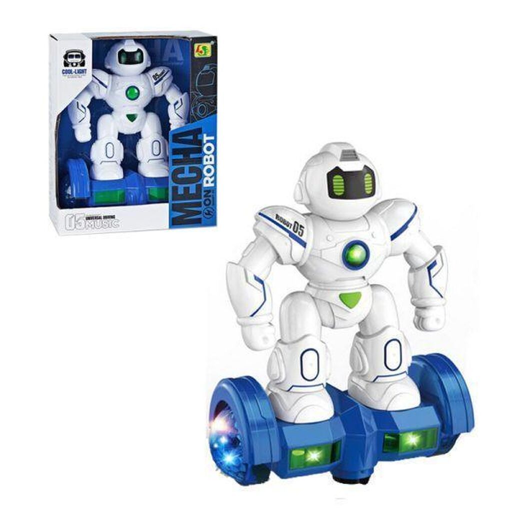 Robot sa zvukom i svetlom – interaktivna igračka za decu 3+ Opis: -