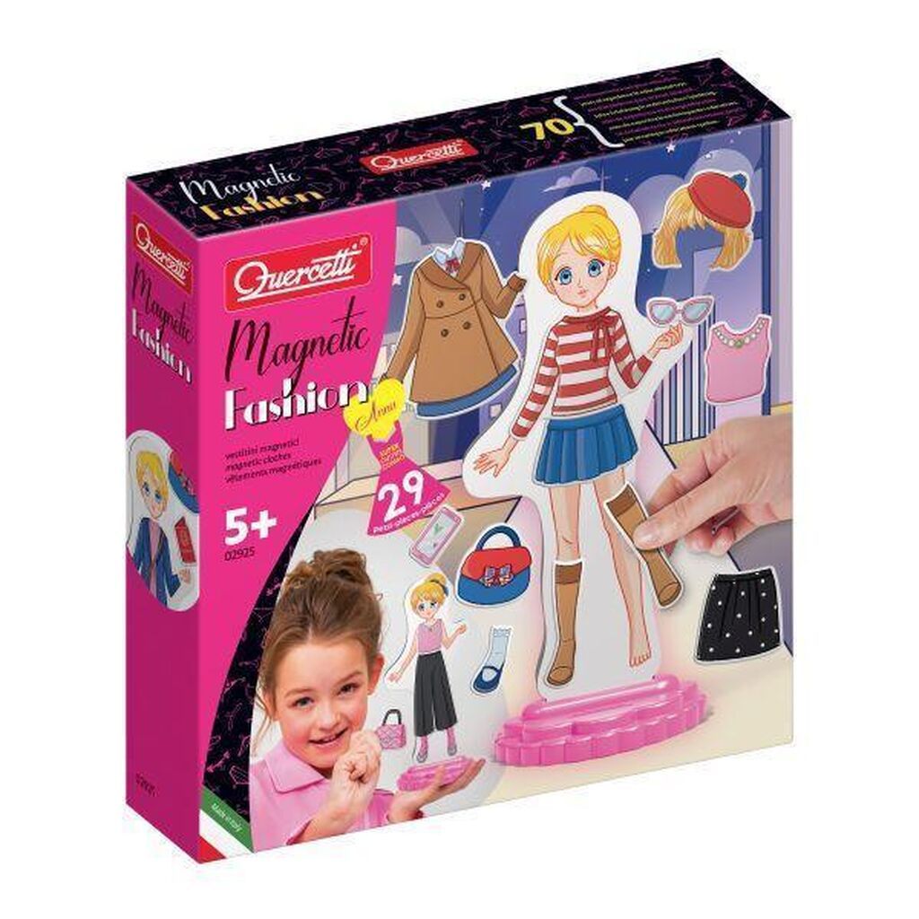 Kreativni set Fashion Anna – 29 magneta Quercetti Magnetic Fashion