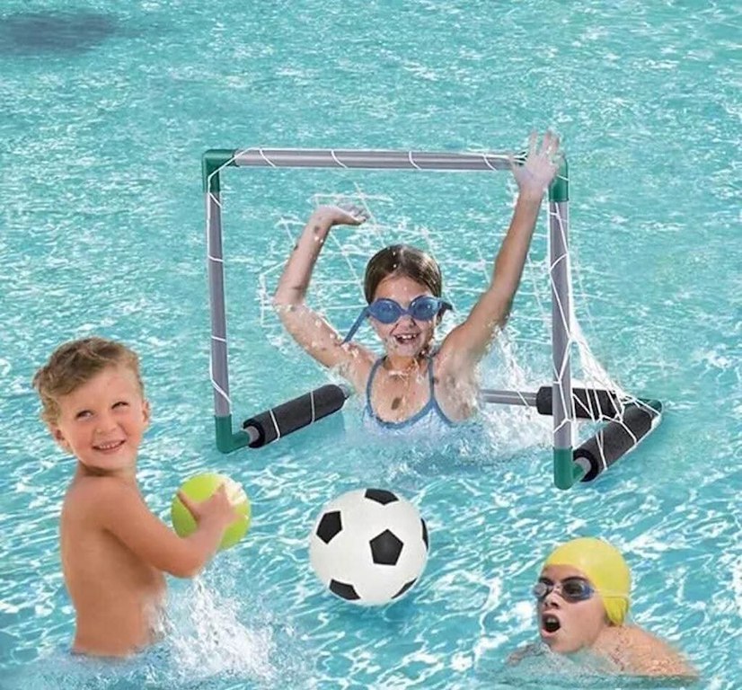 Komplet za vodeni fudbal – Water Fun - Mreža/gol za bazen sa