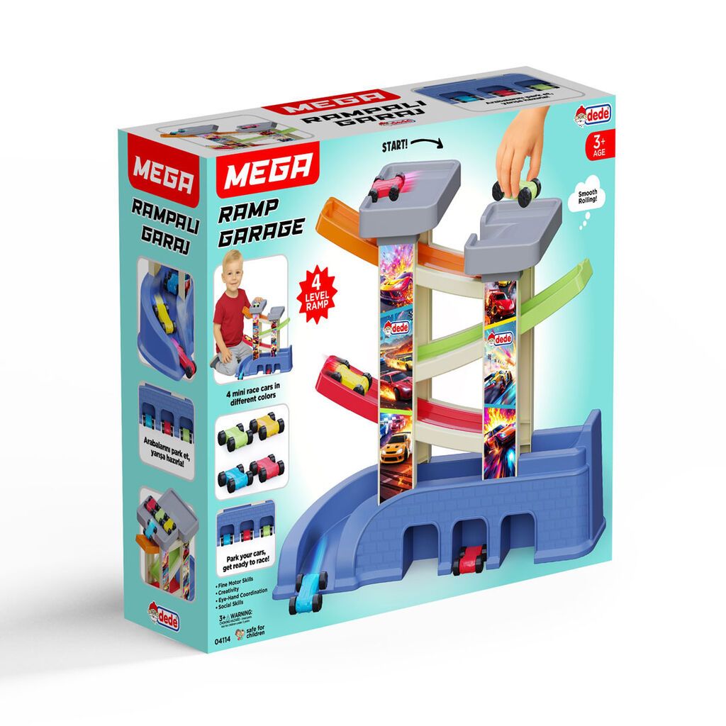 Garaža 141149 – MEGA Ramp Garage igračka Šifra proizvoda: 141149-60