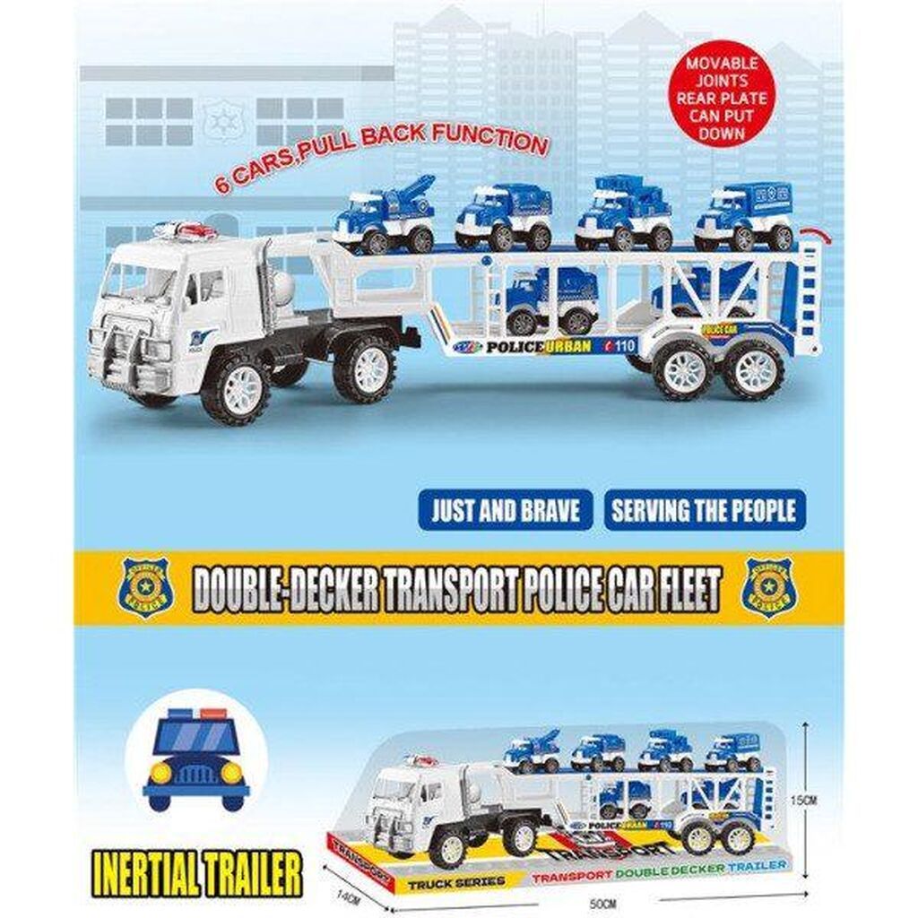 KAMION I AUTIĆI – policijski transportni set (šifra proizvoda: 59)