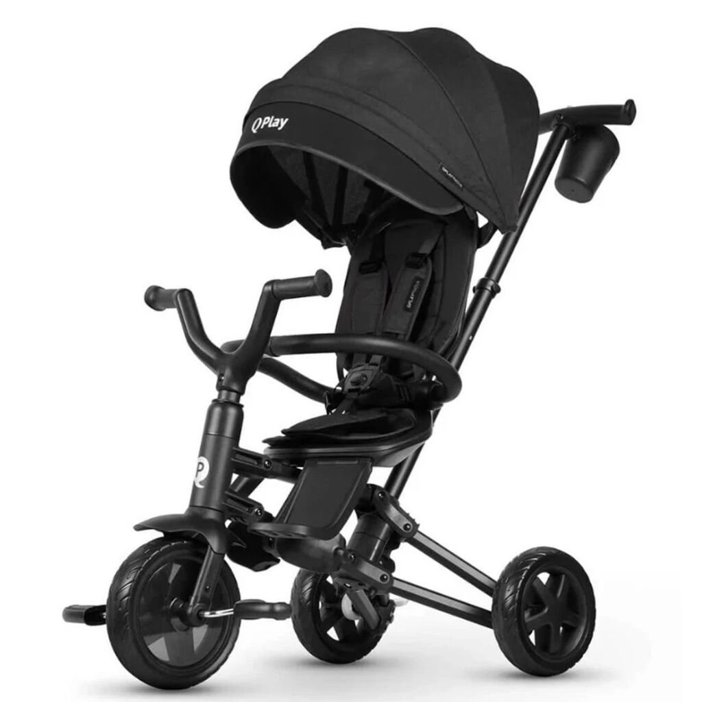 Qplay tricikl Nova Niello, Black (SKU: 4131) Sklopivi