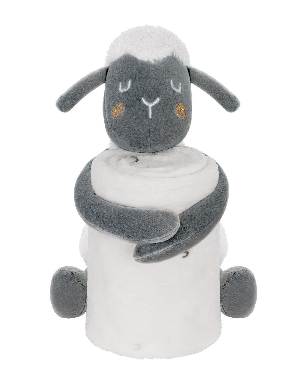 KikkaBoo Baby ćebence sa plišanom igračkom 70x100 – Sleepy Sheep Set