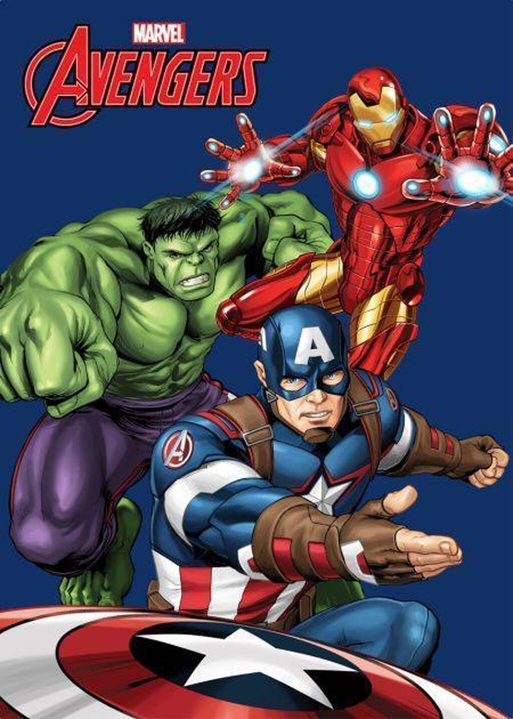Baloo Ćebe 100x140cm Marvel Avengers Mekano, plišano ćebe sa