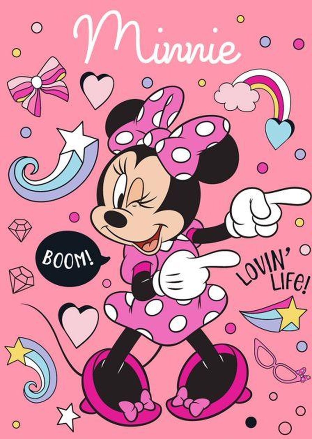 Baloo Ćebe 100x140cm Minnie Mouse Model 1 - Dimenzije: 100 x 140 cm