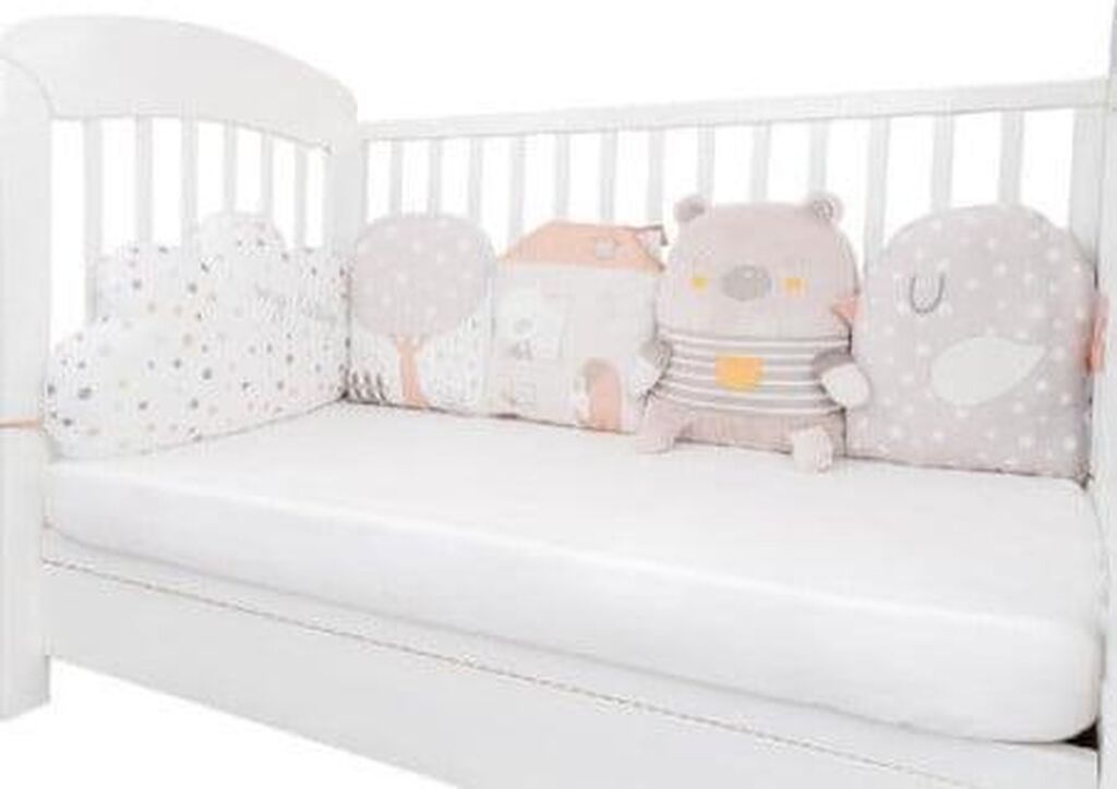 KIKKA BOO Ogradica od plišanih jastuka – set 5 pcs My Teddy (šifra