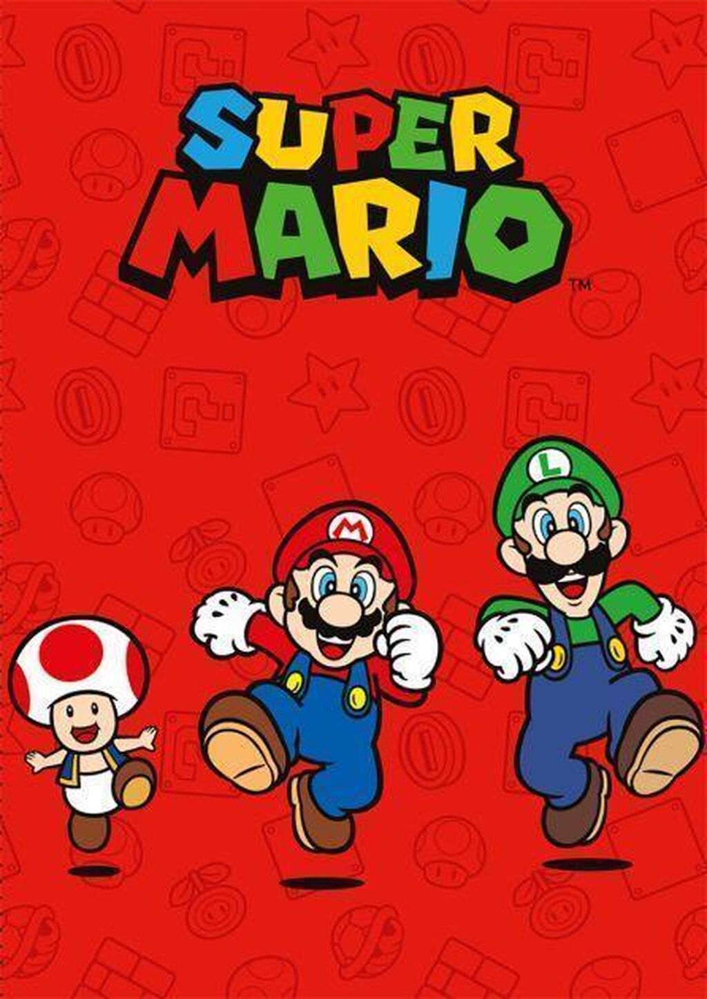 Baloo Ćebe 100x140cm Super Mario Model 2 Mekano i plišano ćebe sa