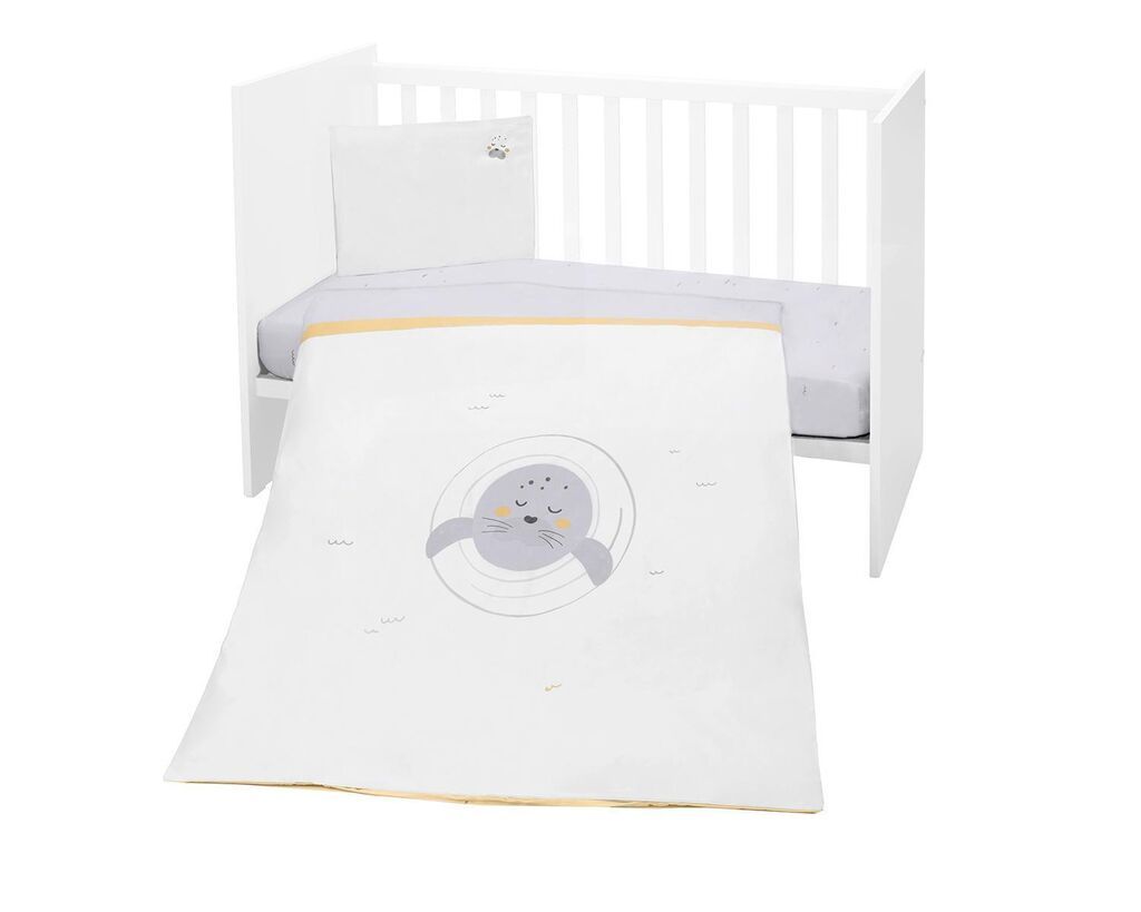 Posteljina sa ogradicom 6 pcs 60/120 Seally Me – Kikka Boo (Šifra