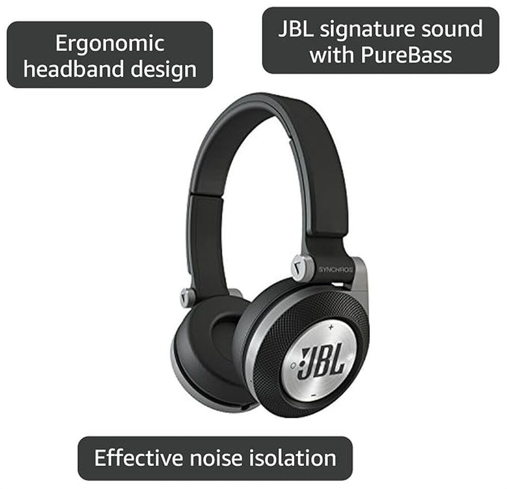 Original NOVE-BELE (JBL Synchros E40BT) Bluetooth bežične slušalice uz