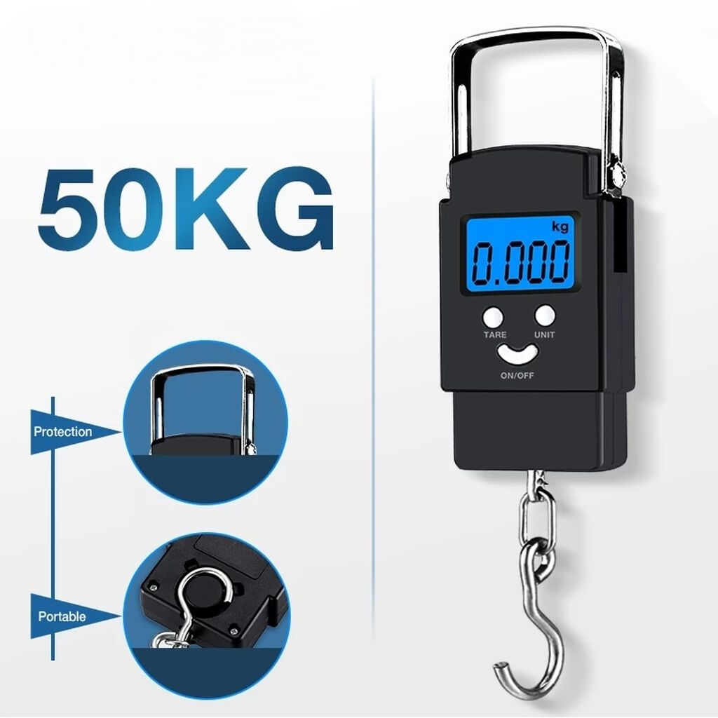 Vaga digitalna do 50kg kvalitetna Radi na 2 AAA 1,5V baterije koje idu