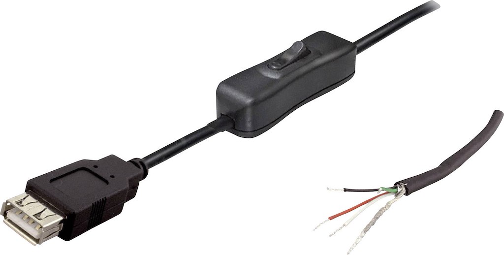 TRU COMPONENTS TC-2509040 USB priključni konektor 1.80 m
